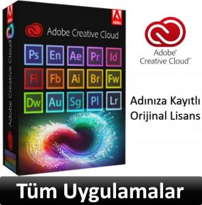 Adobe Creative Cloud Tüm Uygulamalar Lisansı Satın al