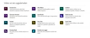Adobe Creative Cloud Tüm Uygulamalar Lisansı Satın al